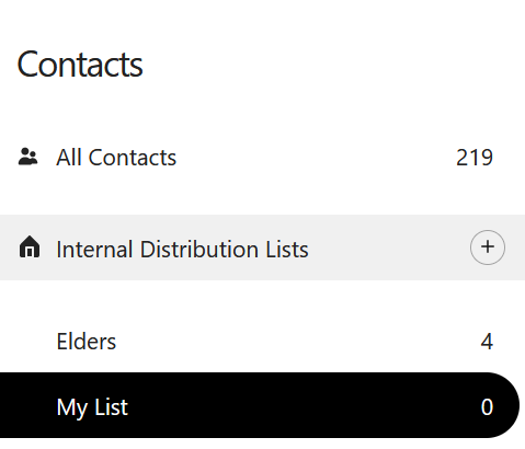 How do I create a new Distribution List?